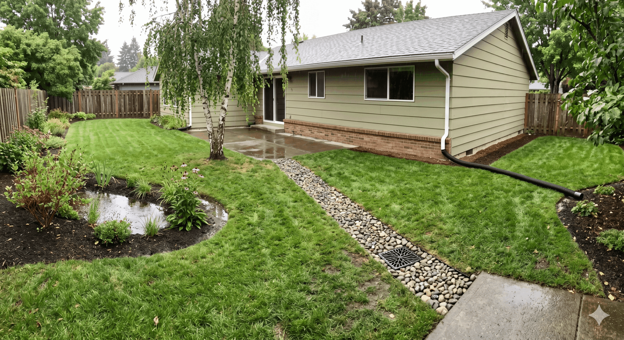 Yard Drainage Solutions (2026): 15 Ways to Fix Standing Water | Rainplan